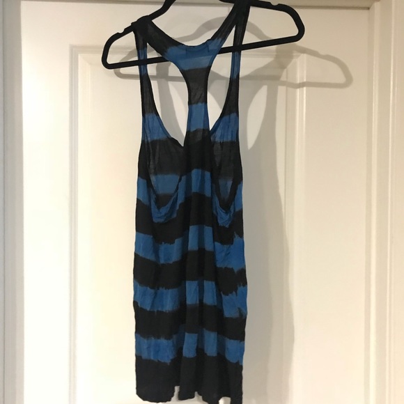 Kill City | Tops | Kill City 0 Modal Soft Blue Black Stripe Tank L ...